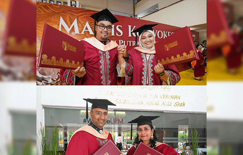 Dua Pasangan Adik-beradik janji graduat bersama